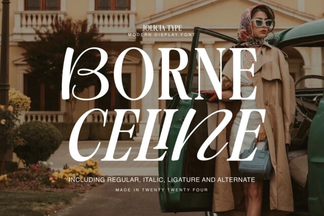 Borne Celine Font - Download Free Font