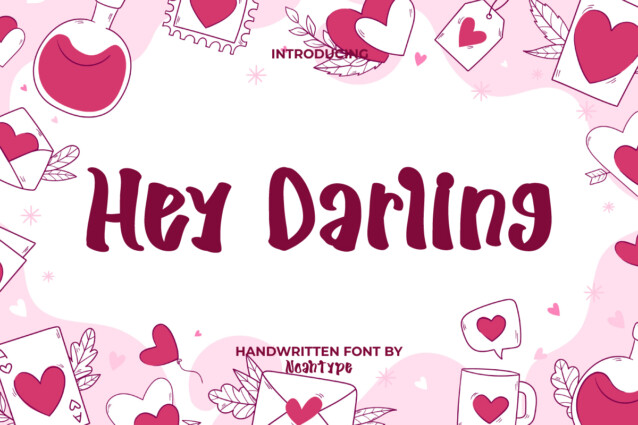Hey Darling Font - Download Free Font