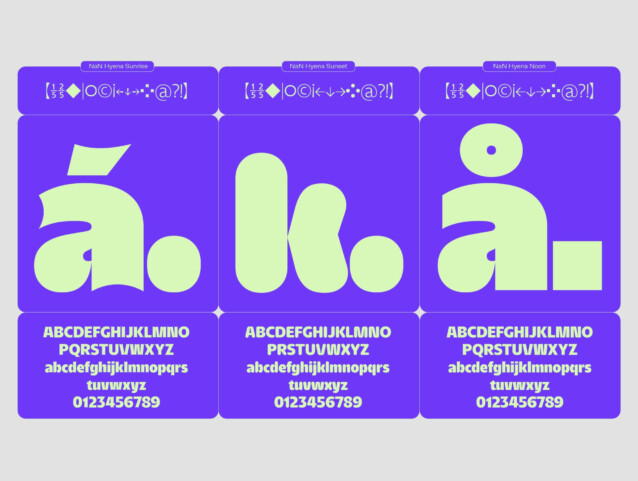 NaN Hyena Font Family - Download Free Font