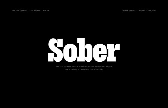 Sober Font - Download Free Font