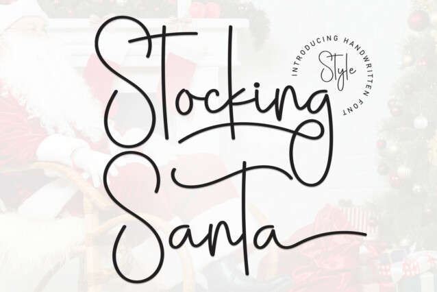 Stocking Santa Script Font - Download Free Font