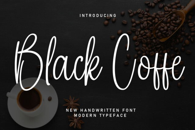 Black Coffe Script Font - Download Free Font