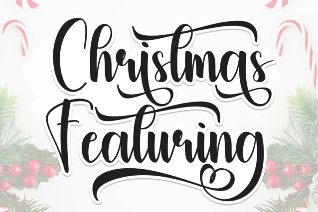 Christmas Featuring Script Font - Download Free Font