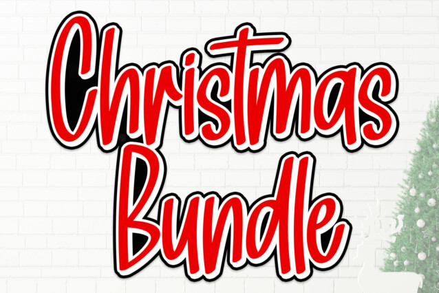 Christmas Bundle Brush Font - Befonts