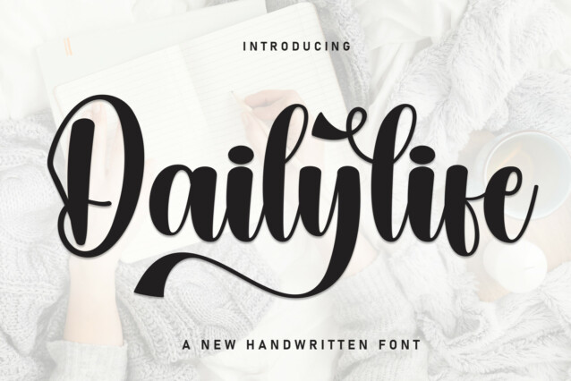Dailylife Script Typeface - Download Free Font