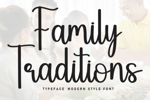 Family Traditions Script Font - Download Free Font