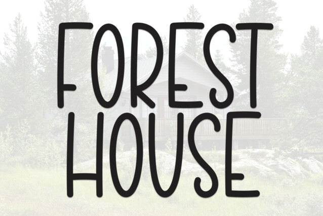 Forest House Display Font - Download Free Font