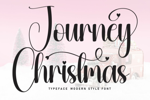 Journey Christmas Script Font - Download Free Font