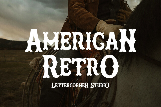 American Retro Font - Befonts