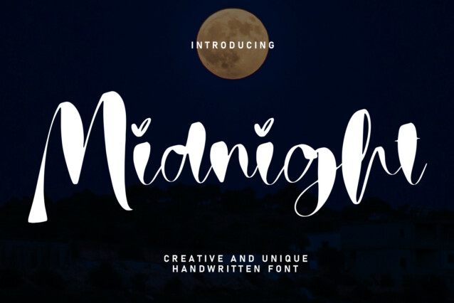 Midnight Script Font - Download Free Font