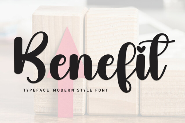 Benefit Script Typeface - Download Free Font