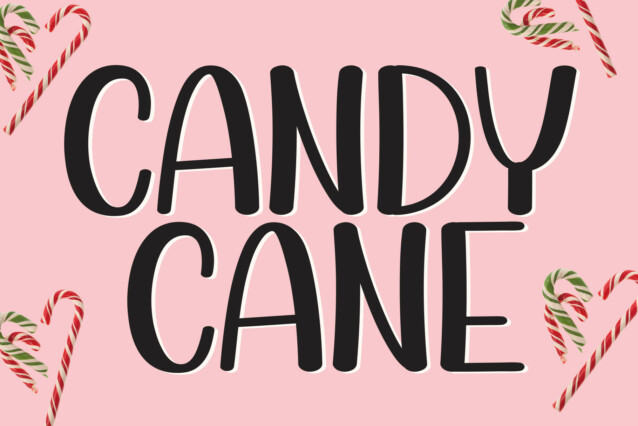Candy Cane Display Font - Download Free Font