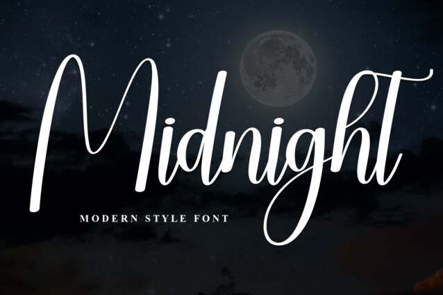 Midnight Script Typeface - Download Free Font