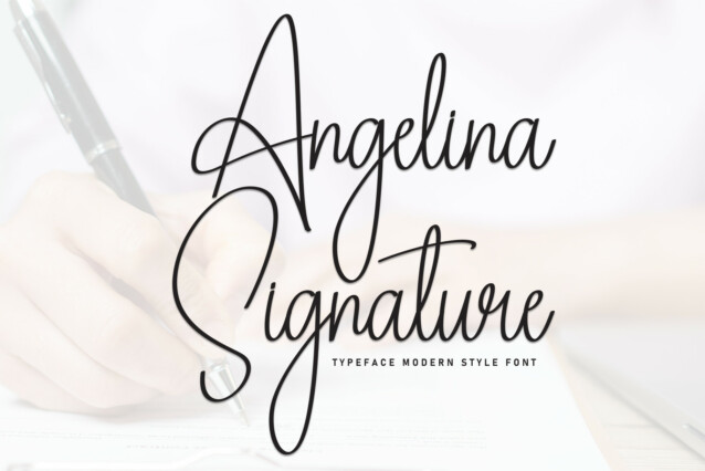 Angelina Signature Font - Download Free Font