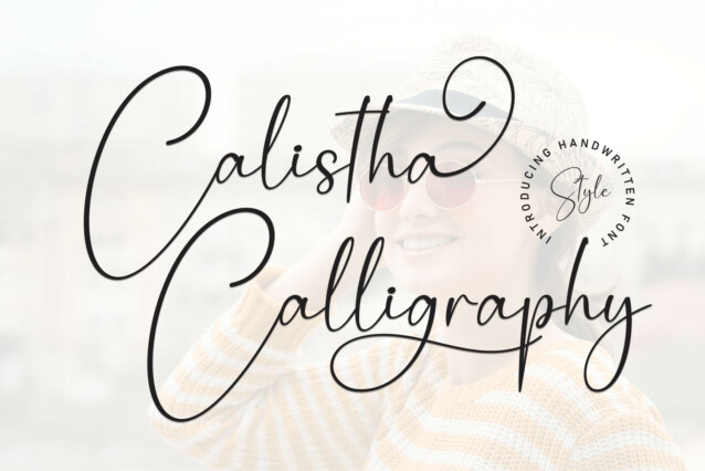 Calistha Calligraphy Font - Download Free Font