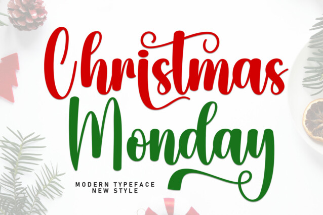Christmas Monday Script Font - Download Free Font