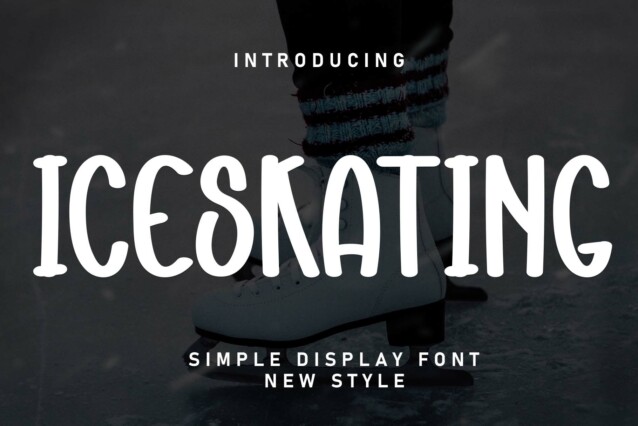 Iceskating Display Font - Download Free Font