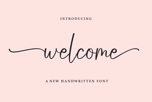Welcome Script Font - Download Free Font