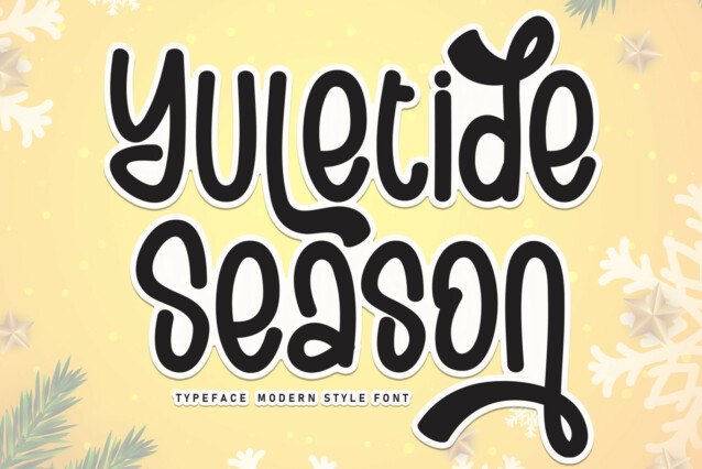 Yuletide Season Display Font - Download Free Font