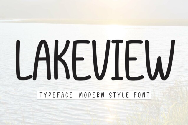 Lakeview Display Font - Download Free Font