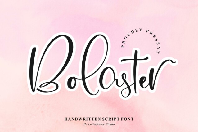 Bolaster Font - Download Free Font