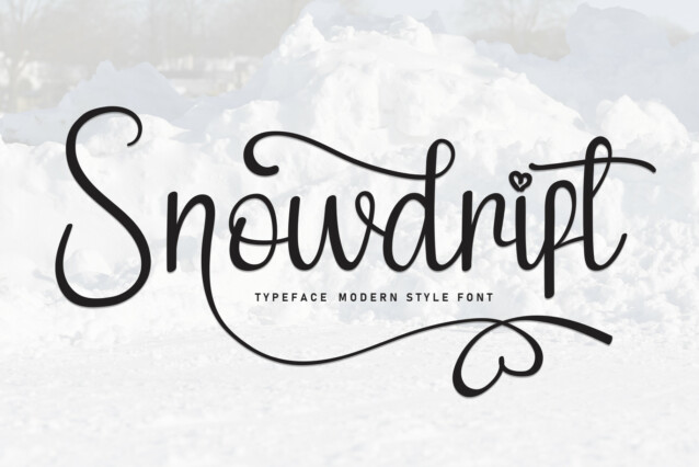 Snowdrift Script Font - Download Free Font
