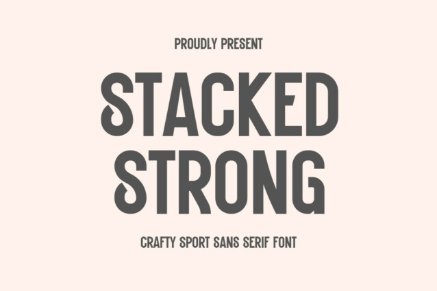 Stacked Strong Font - Download Free Font
