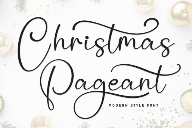 Christmas Pageant Script Font - Download Free Font