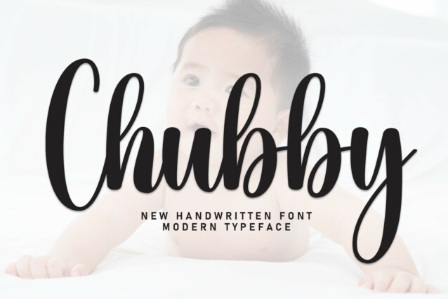 Chubby Script Typeface - Download Free Font