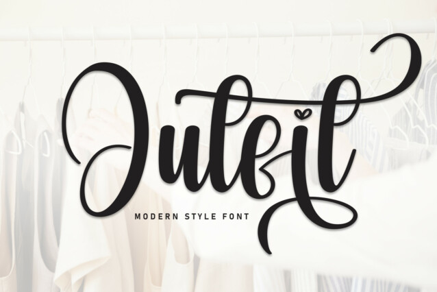 Outfit Script Typeface - Download Free Font