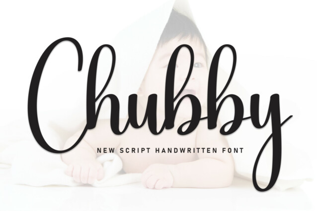 Chubby Script Typeface - Download Free Font