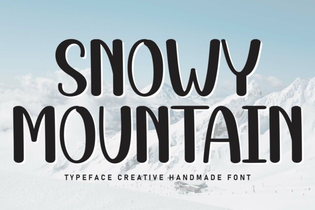 Snowy Mountain Display Font - Download Free Font