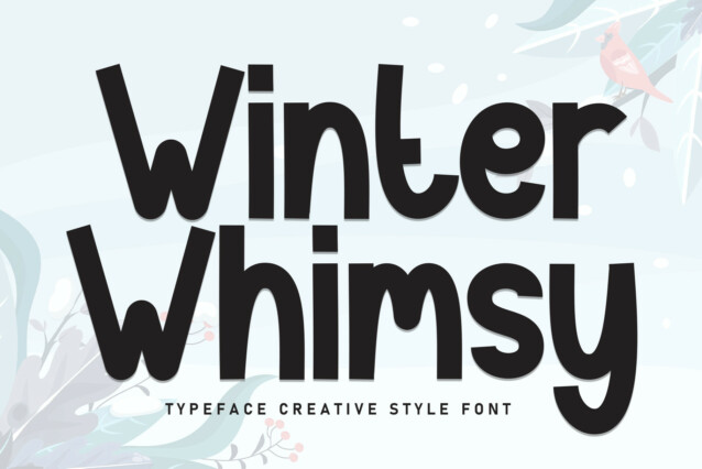 Winter Whimsy Display Font - Download Free Font