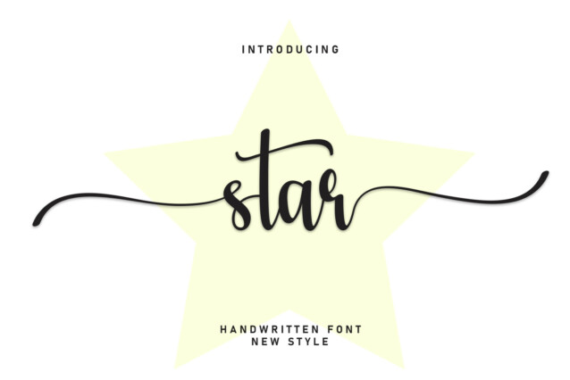 Star Script Font - Download Free Font