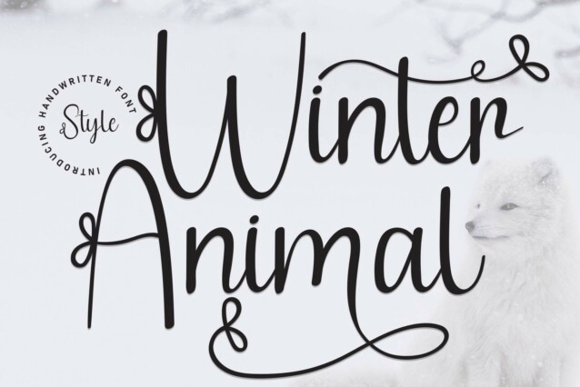 Winter Animal Script Font - Download Free Font