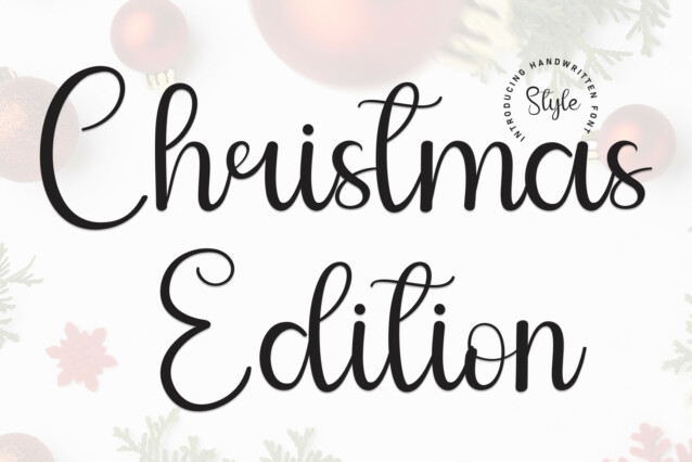 Christmas Edition Script Font - Download Free Font