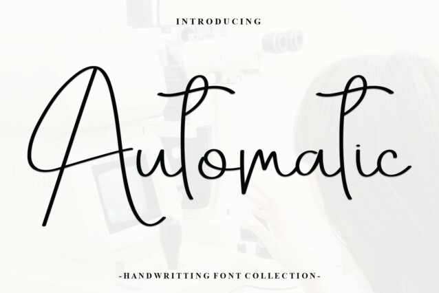 Automatic Script Font - Download Free Font