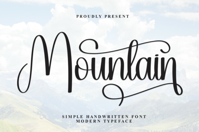 Mountain Script Font - Download Free Font