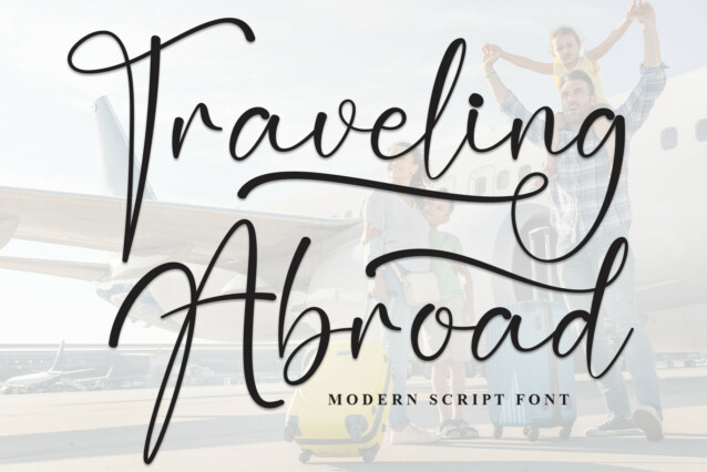 Traveling Abroad Script Font - Download Free Font