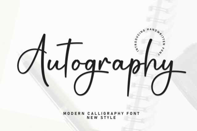 Autography Handwritten Font - Download Free Font