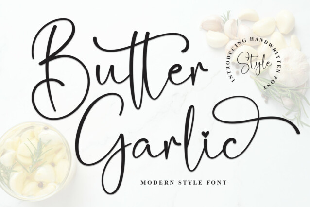 Butter Garlic Script Font - Download Free Font