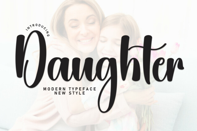 Daughter Script Typeface - Download Free Font