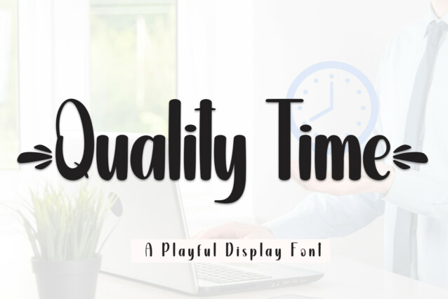 Quality Time Display Font - Download Free Font