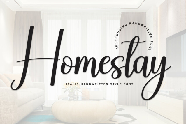 Homestay Script Typeface - Download Free Font