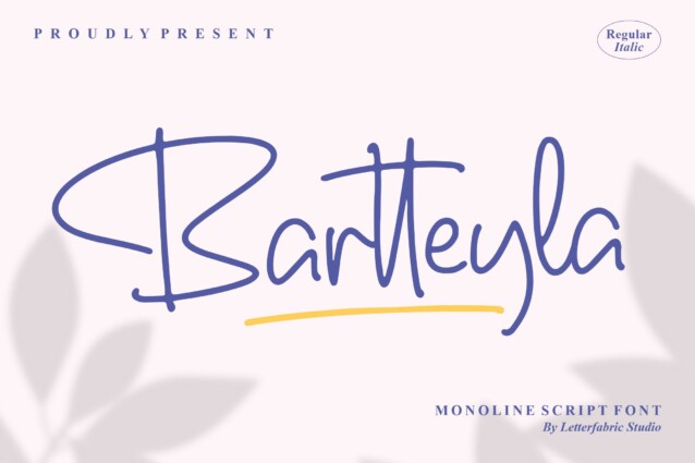 Bartteyla Font - Download Free Font