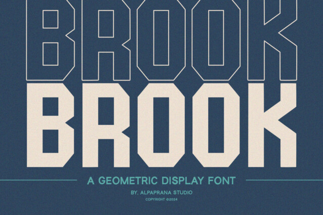 Brook Display Font - Download Free Font