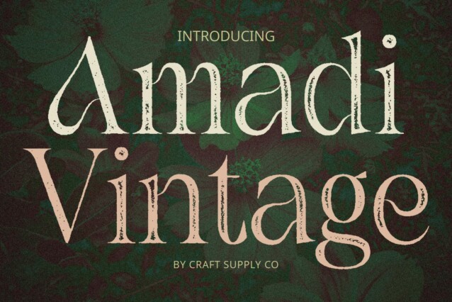 Amadi Vintage Font - Download Free Font