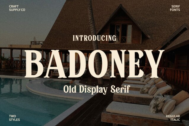 Badoney Font - Befonts