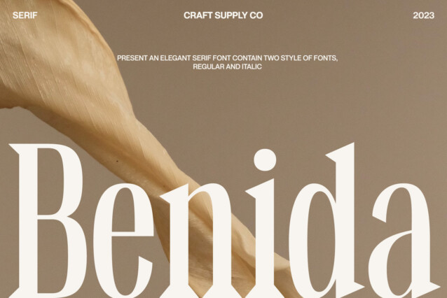 Benida Font - Download Free Font