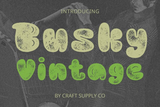 Busky Vintage Font - Download Free Font